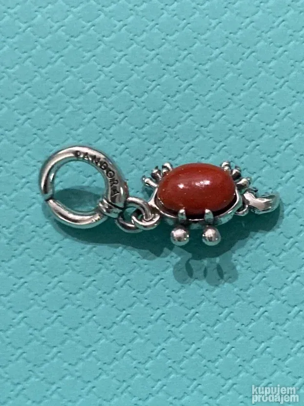 PANDORA The Little Mermaid Sebastian Crab 792694C01 - KupujemProdajem
