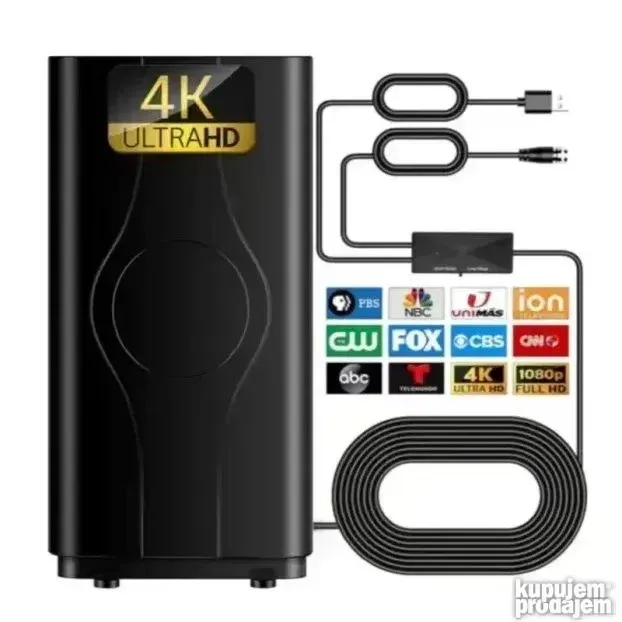 Digitalna TV sobna antena DVB-T2 ultra HD 4k sobna antena - KupujemProdajem
