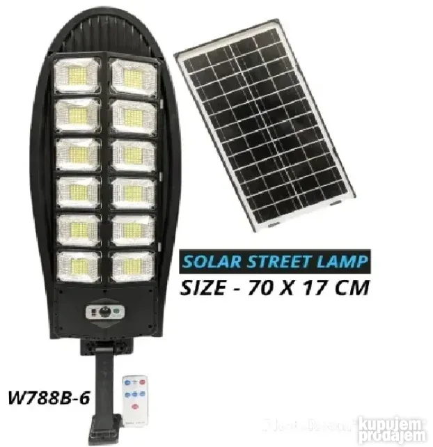 Solarna rasveta W788B-6 12 sijalica jačine 600w -VODOOTPORNA ...
