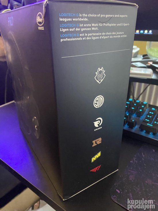 Logitech G-Pro X black slusalice 7.1 GARANCIJA USB Akcija - KupujemProdajem