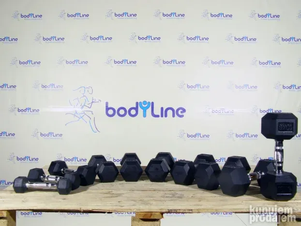 Bodyline Hex Dumbbell Set 1-10 kg - Bučice - KupujemProdajem