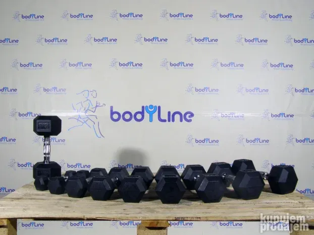 Bodyline Hex Dumbbell Set 1-10 kg - Bučice - KupujemProdajem