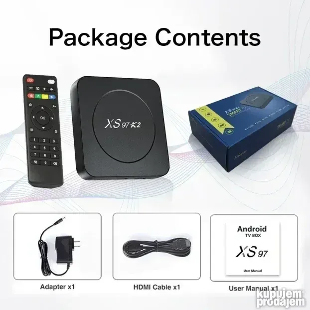 Android TV Box XS97 K2 2GB/8GB smart tv Box - KupujemProdajem