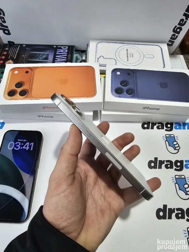 Iphone 15 Pro Max 256gb BH86% White E-SIM - KupujemProdajem