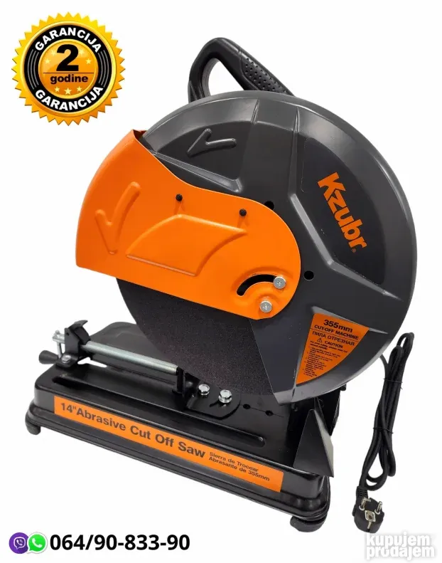Ger za sečenje metala KZUBR 2200W / 355mm - 2 GOD GARANCIJE ...