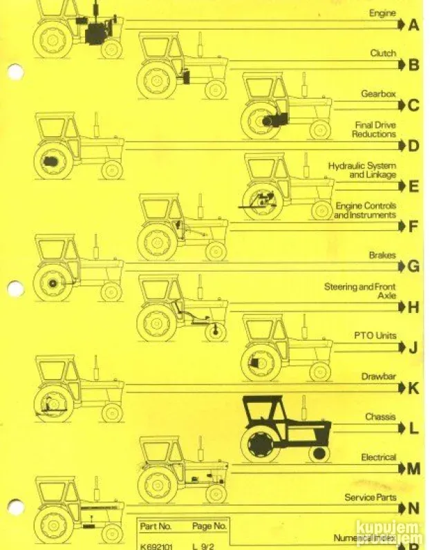 Case 1210 1212 Katalog delova - KupujemProdajem