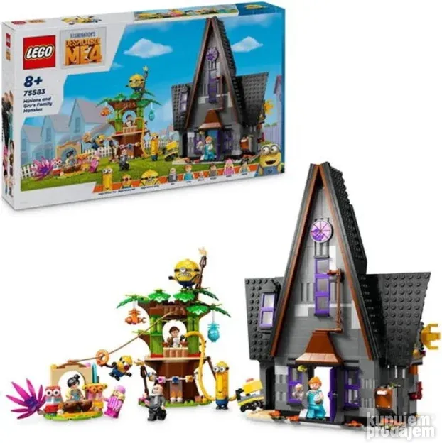 LEGO Me, The Villain 4 75583 Minions and Gru's Family House ...