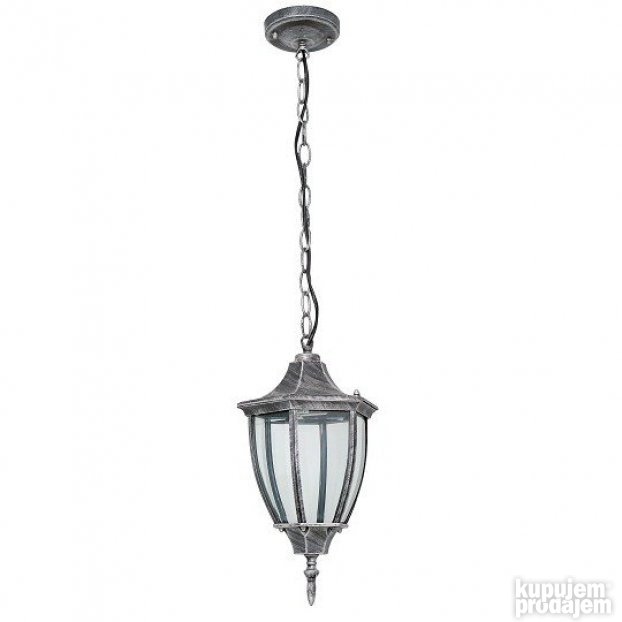 Baštenska lampa, fenjer SIVI max.1x60W E27 M2003-V - KupujemProdajem