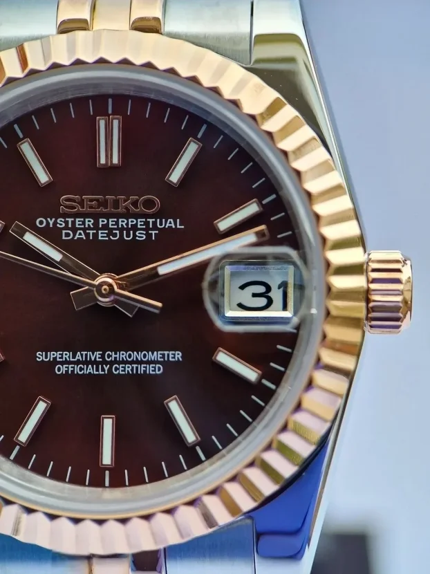Seiko Datejust Chocolate Dial - SEIKO MOD Datejust - KupujemProdajem