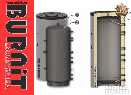 Bafer Akumulator toplote BURNIT (300L-5000L) - KupujemProdajem