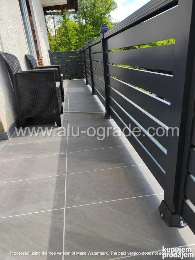 Ograde Aluminijumske ograde Alu ograde Balkonske ograde - KupujemProdajem