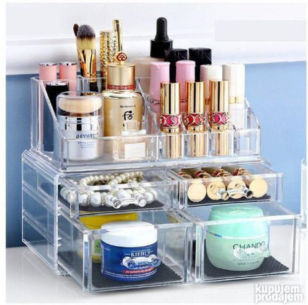 Kutija za odlaganje sminke i kozmetike sa 4 fioke - KupujemProdajem