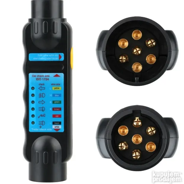 Tester prikljucka za prikolice i automobile / 7 pin 13pin - KupujemProdajem