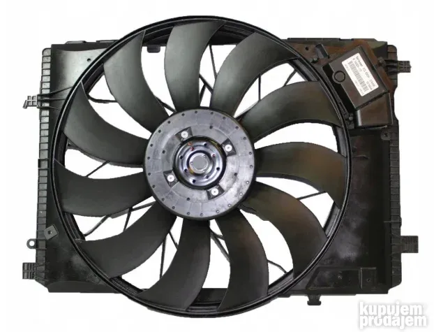 MERCEDES E Klasa W212 W207 Ventilator komplet 6.2 ben 09-13 ...