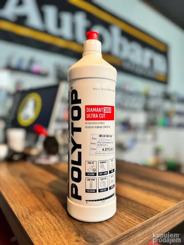 Polytop Diamant 3000 Ultra Cut 1L polir pasta - KupujemProdajem