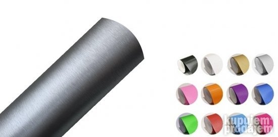 Folija bruseni aluminium tamno siva - KupujemProdajem