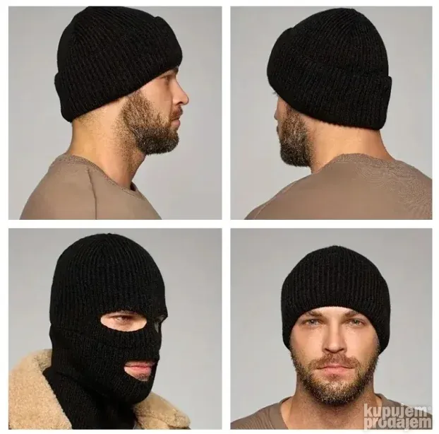 Kapa Zimska Pletena Fantomka Balaklava Model 2 - KupujemProdajem