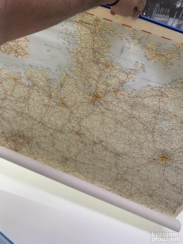 Karta Nemacke 95x132 cm 1:700.000 Deutschland - KupujemProdajem