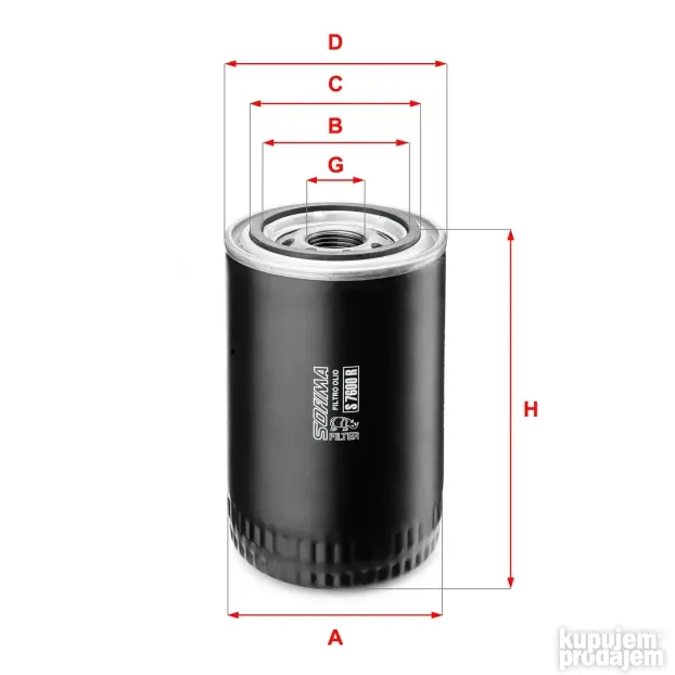 Filter ulja SOFIMA za lamborghini Diablo roadster - KupujemProdajem