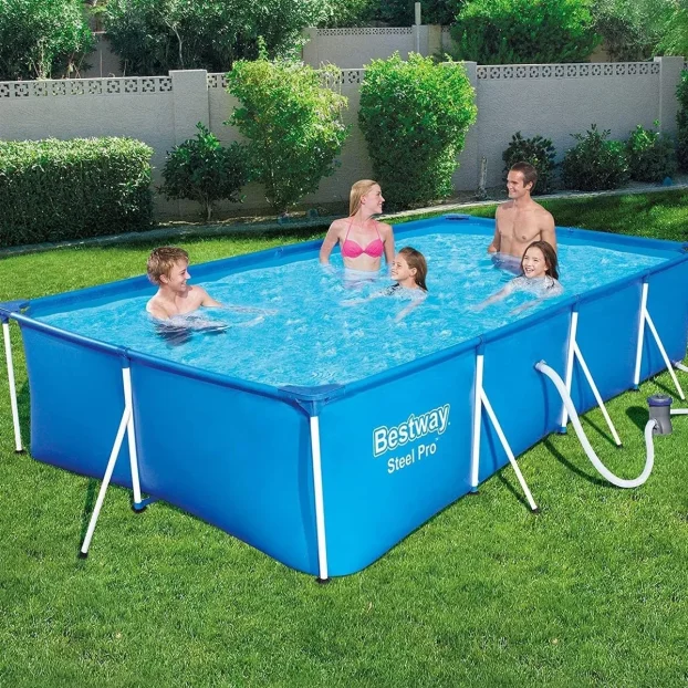 Bazen porodični za dvorište Bestway sa čeličnim ramom 400x21 ...