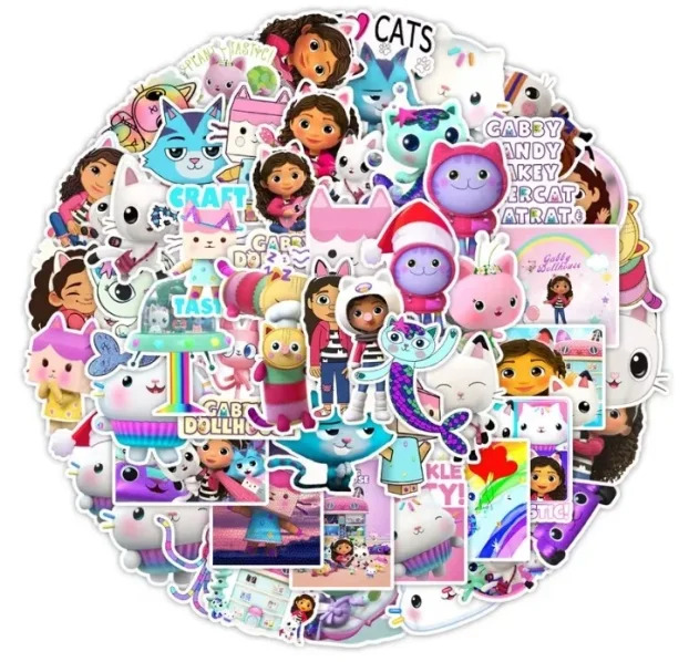 Nalepnice Gabi Maca Gabby Dollhause Za Motor Auto Laptop M1 ...