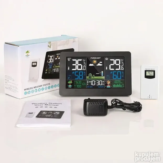 -Meteoroloska stanica sa jednim spoljnim senzorom - KupujemProdajem