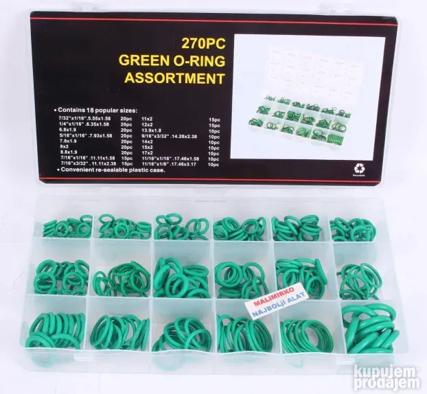 Set O ring gumica 300komada oring O ring gumica oring gumice ...