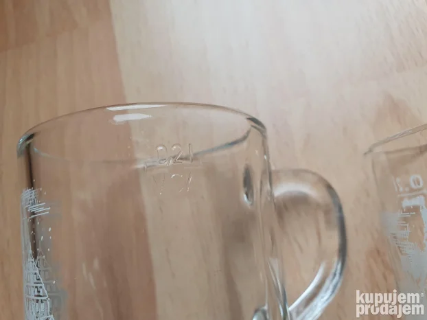 Staklene solje sa Bozicnog marketa 2kom - KupujemProdajem