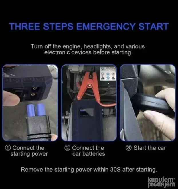 Auto Starter Starter za auto PUNJAC ZA auto - KupujemProdajem