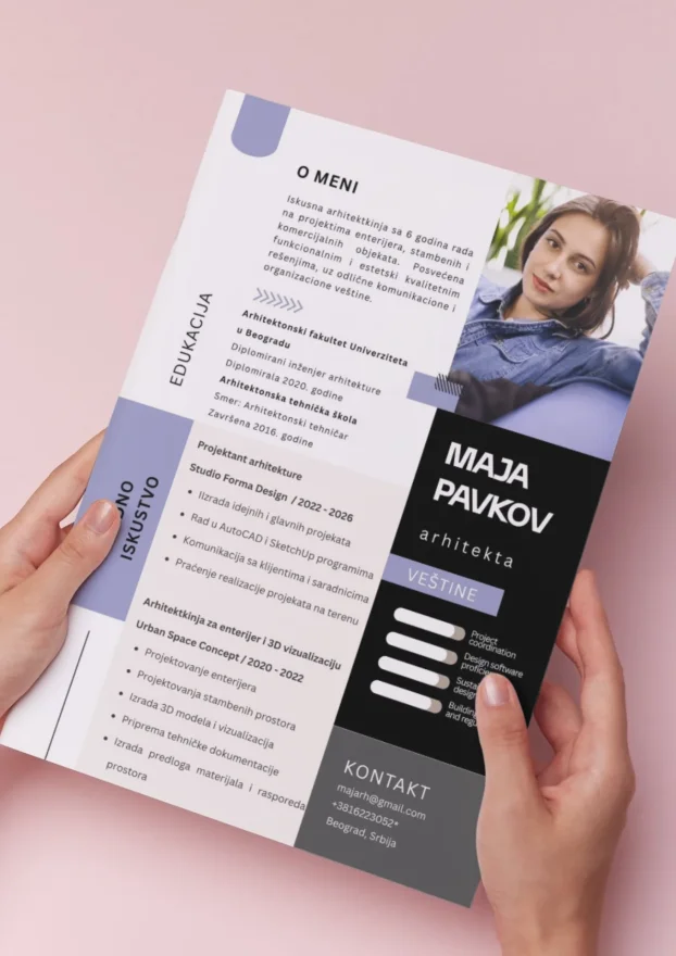 CV BIOGRAFIJA - izrada i dizajn - KupujemProdajem