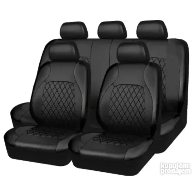 Presvlake za auto kozne Navlaka za auto eko koza set - KupujemProdajem