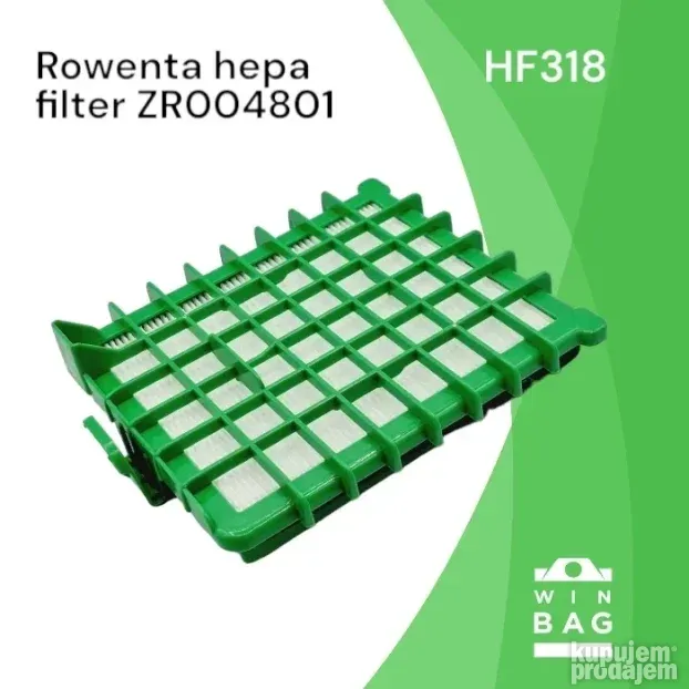 Hepa filter za ROWENTA Compact Power/ZR004801 usisivač HF318 ...