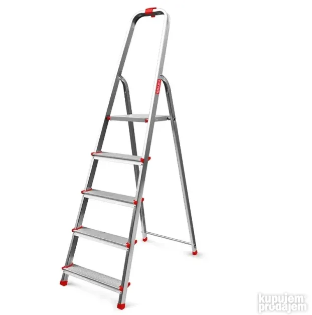 BAULICH Kućne Aluminijumske Merdevine 4+1 - KupujemProdajem