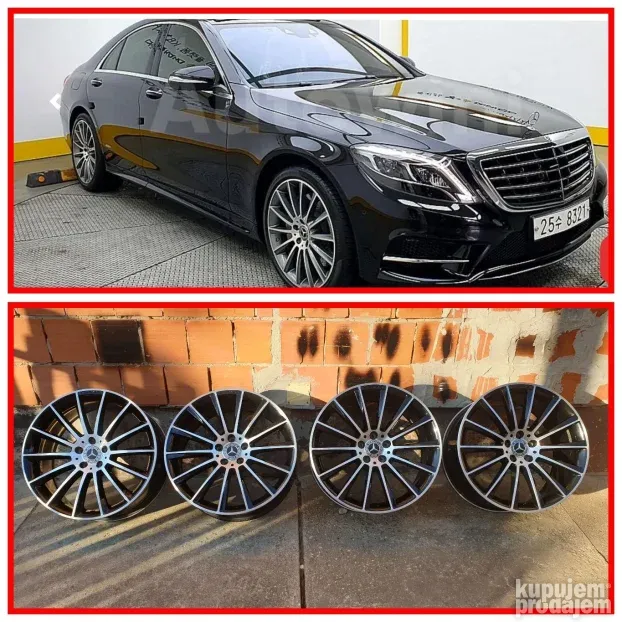 Org. Mercedes S klasa W222 AMG felne 20" uže-šire - KupujemProdajem