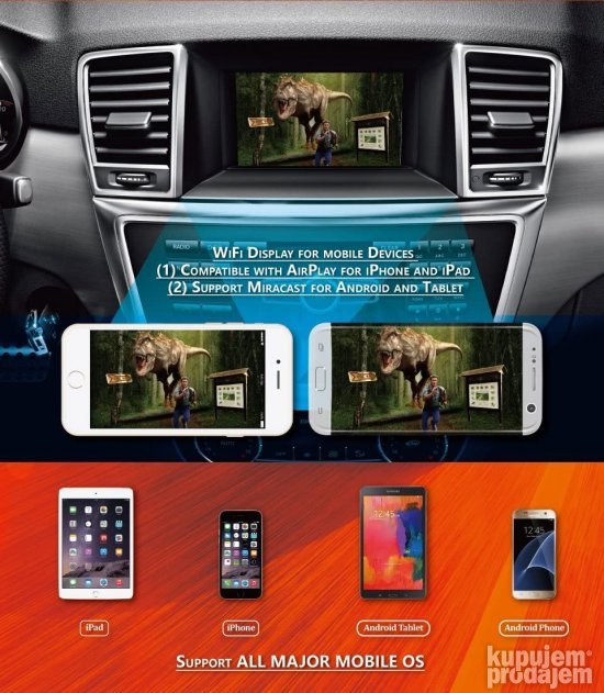 MiraScreen Auto WiFi Display Box Share Phone to Car Screen ...
