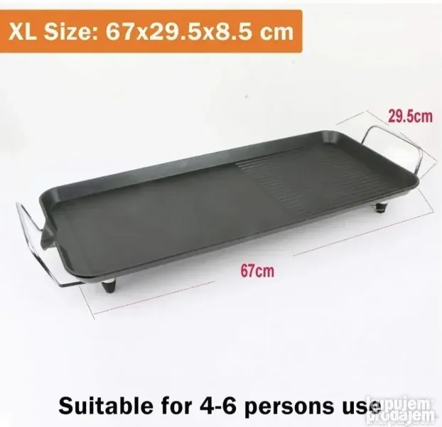 Rostilj Elektricni rostilj Veliki rostilj Grill plotna - KupujemProdajem