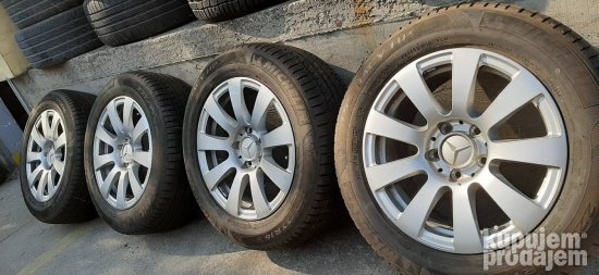 Alu felne mercedes 16 5x112 bez guma - KupujemProdajem