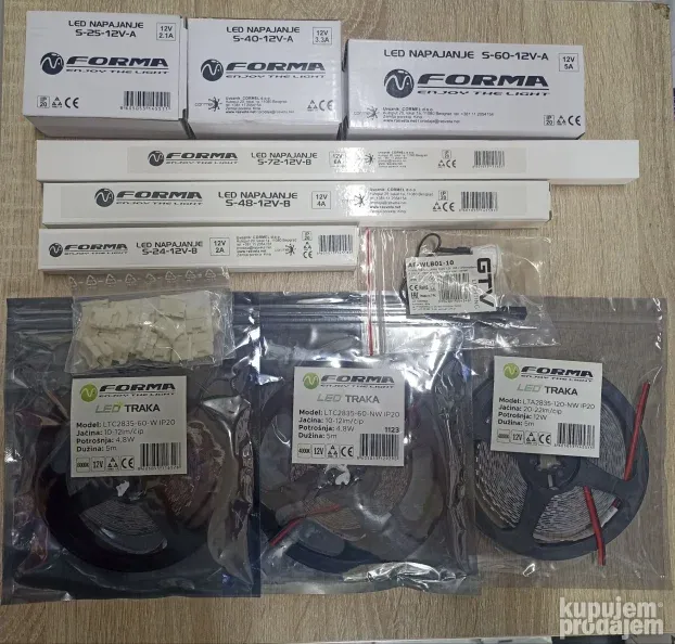 Led traka-led trafo - okov za namestaj - KupujemProdajem