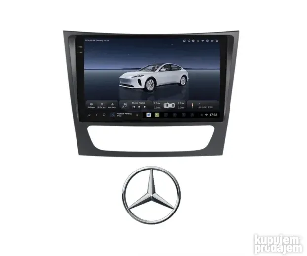 Multimedija android car play mercedes e klasa w211 9 inca - KupujemProdajem
