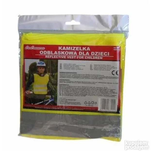 Fluo prsluk reflektujući žuti za decu - KupujemProdajem