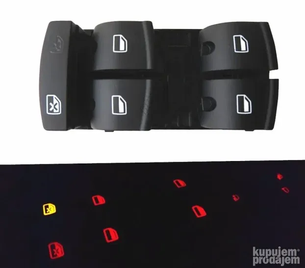 Prekidac podizaca prozora stakala, podizaci Audi A3 8P A6 C6 ...