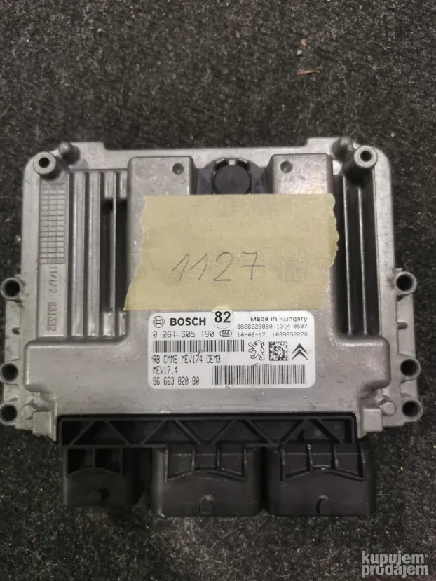 Motorni računar CITROEN PEUGEOT 1.6 0 261 S05 190 MEV17.4 - KupujemProdajem