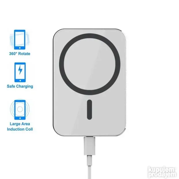 Magsafe Auto drzac/punjac 15W beli - KupujemProdajem