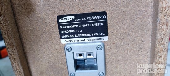 zvucnik wufer samsung ps-wwp30 3 oma - KupujemProdajem