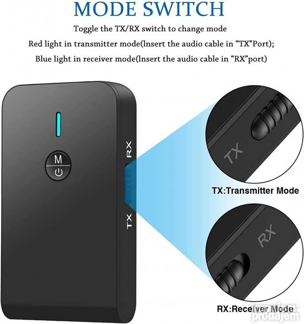 Bluetooth 5.0 Transmitter and Receiver predajnik i prijemnik ...