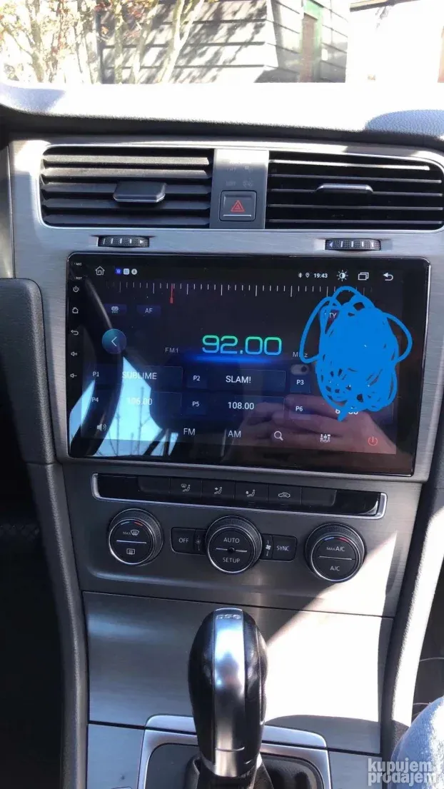 Golf 7 VW MK7 VII Android Multimedija Gps Navigacija Display ...