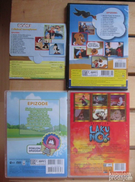 Popaj DVD Ali baba, Sinbad - KupujemProdajem