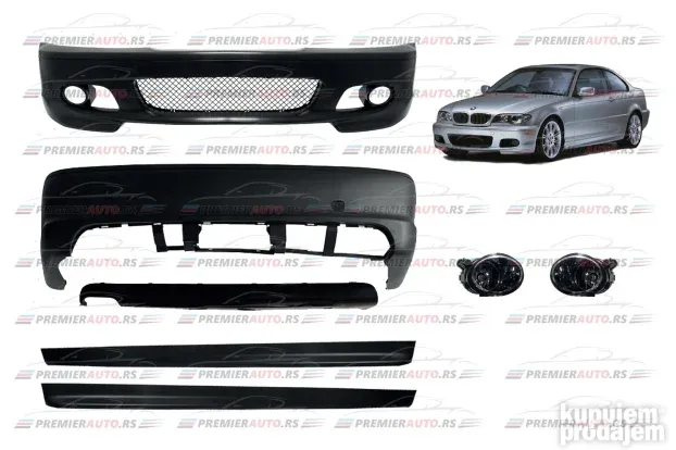 BMW E46 Kupe M Tech paket body kit M branici komplet - KupujemProdajem