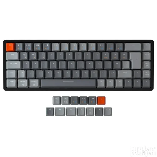 KEYCHRON K6 RGB Red UK English black - KupujemProdajem