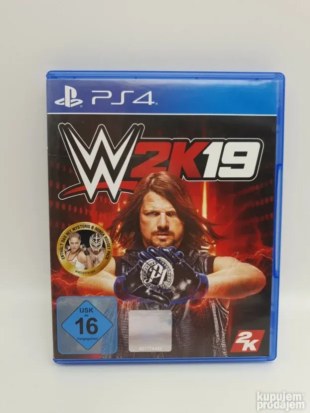 W2K19 (WWE 2K19) - PS4 igra oRiGiNaL -Disk - KupujemProdajem